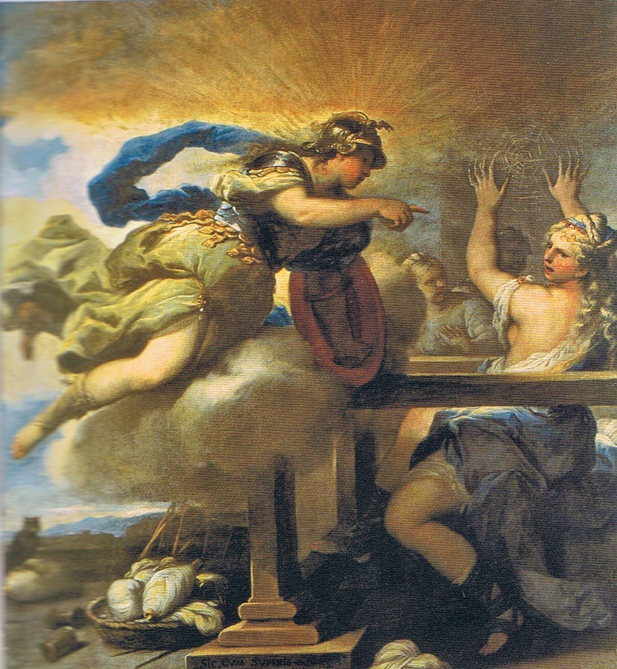 Luca Giordano - Minerva et Aracne (1695)