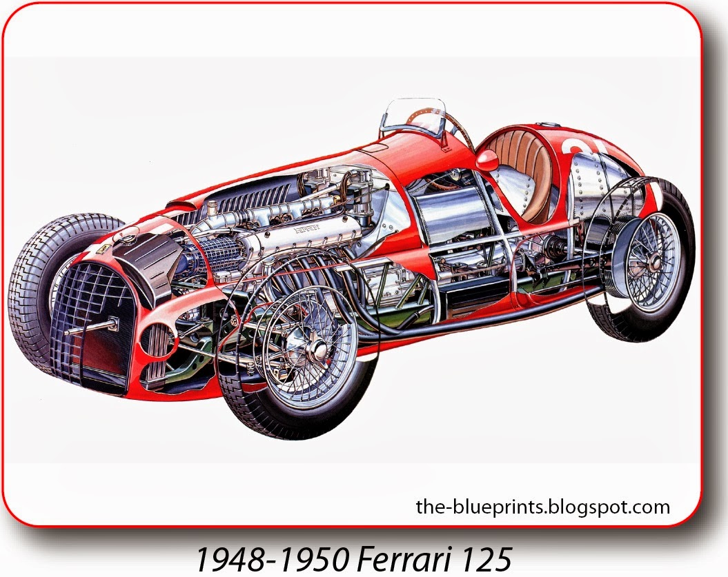 Vector Blueprints - Cars, Trucks, Busses and others: Ferrari ...