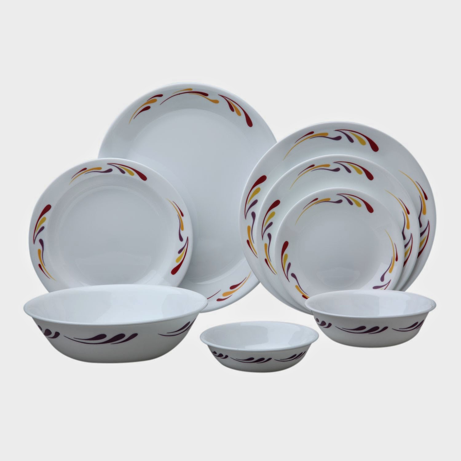 ANJ Jaya Enterprise: CORELLE® LIVINGWARE™ CELEBRATION 76-PC DINNERWARE SET