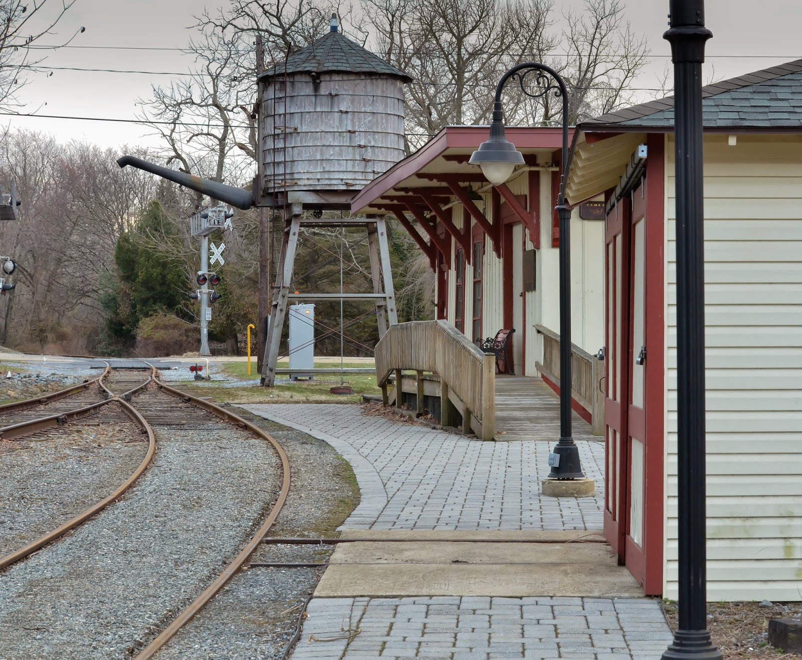 Lower Red Clay Valley: Greenbank Station with Red Clay Valley Vistior ...