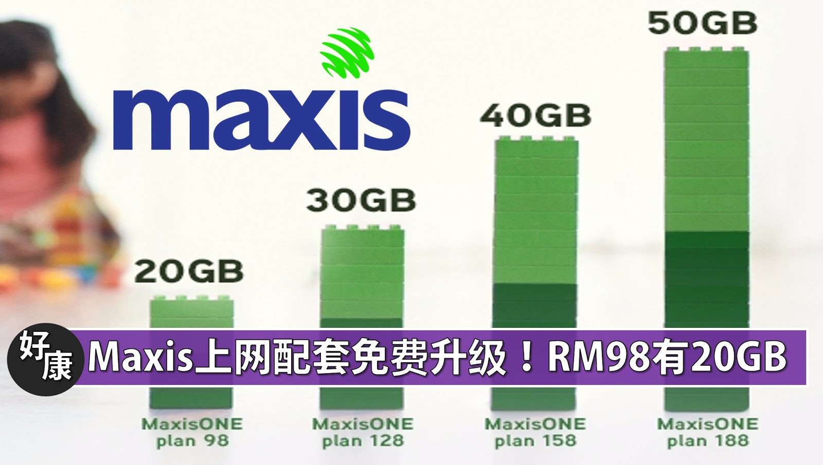 Maxis上网配套免费升级！RM98有20GB - Leesharing