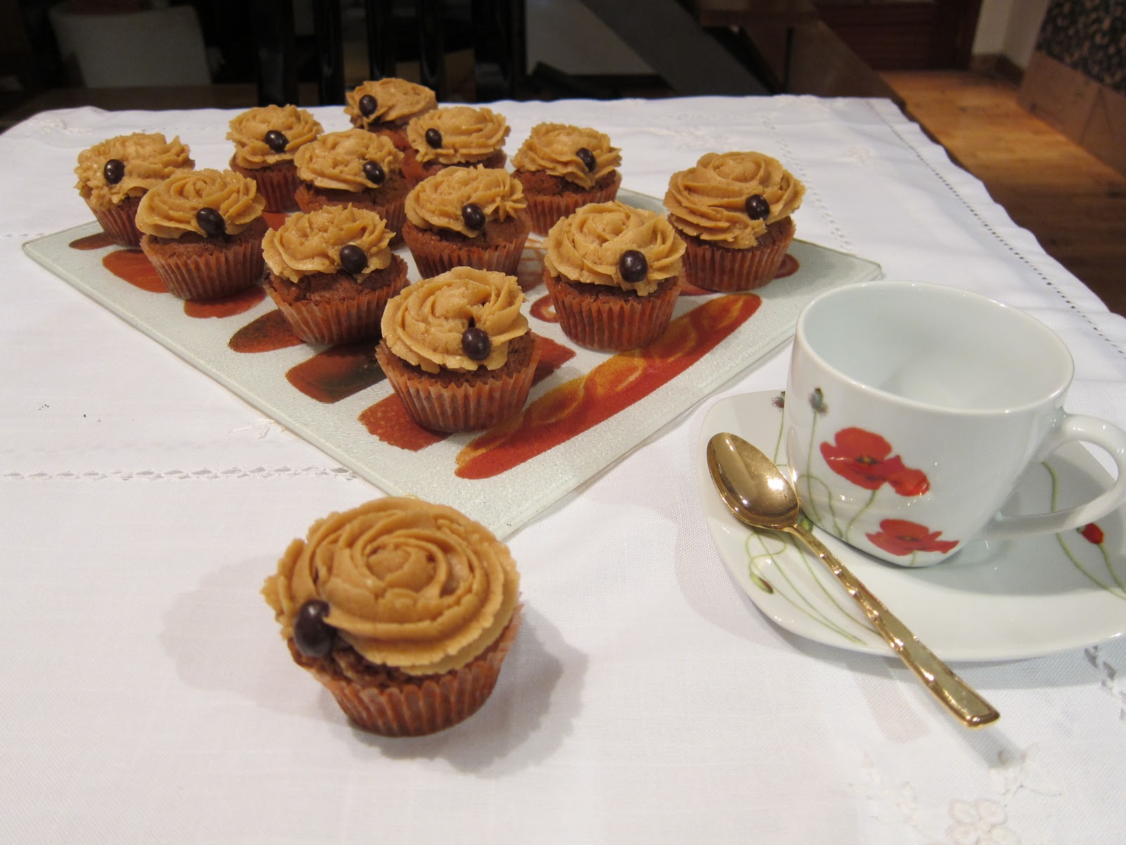 Alicia en el País de las Cocinitas: Magdalenas de Café y Nata
