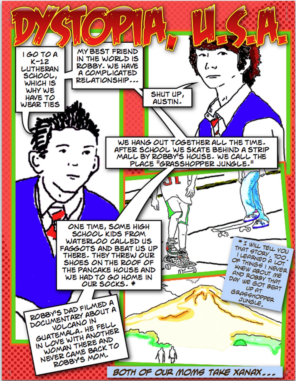 Ghost Medicine: disturbing comics: dystopia, u.s.a. #2