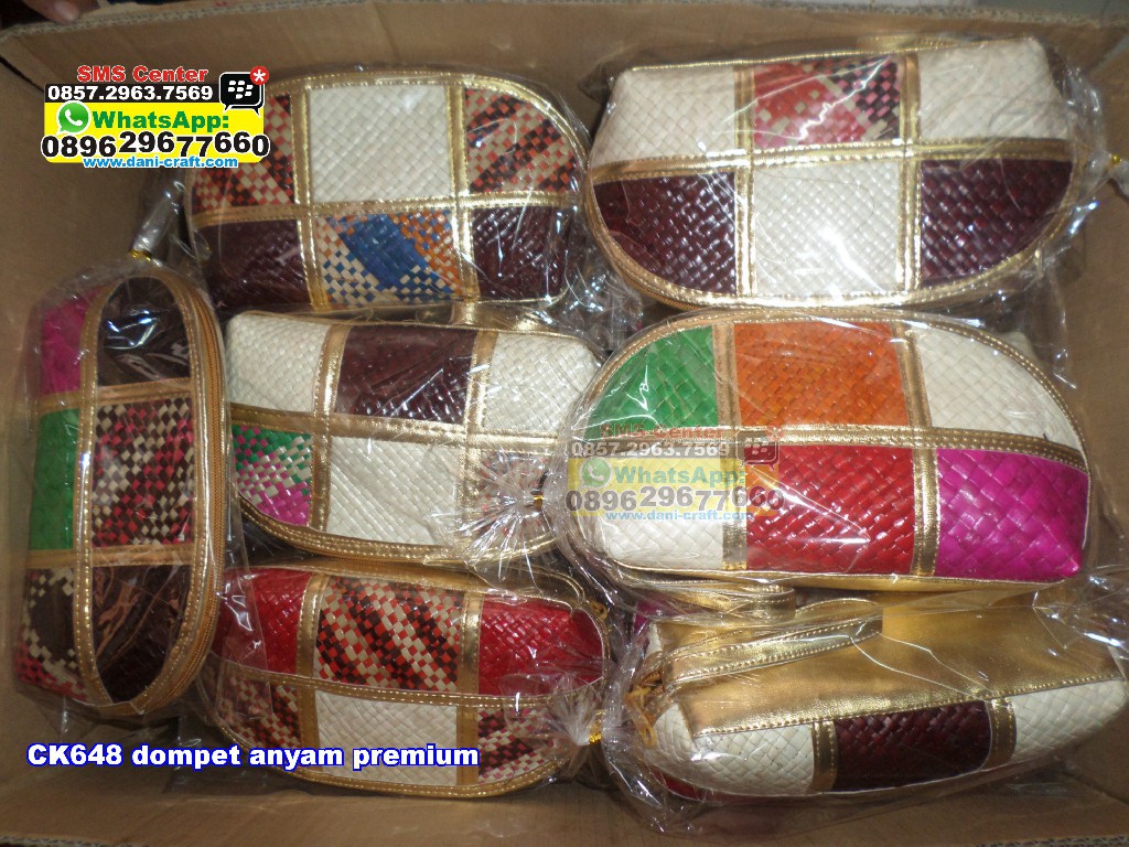 Dompet Anyam Premium | Souvenir Pernikahan