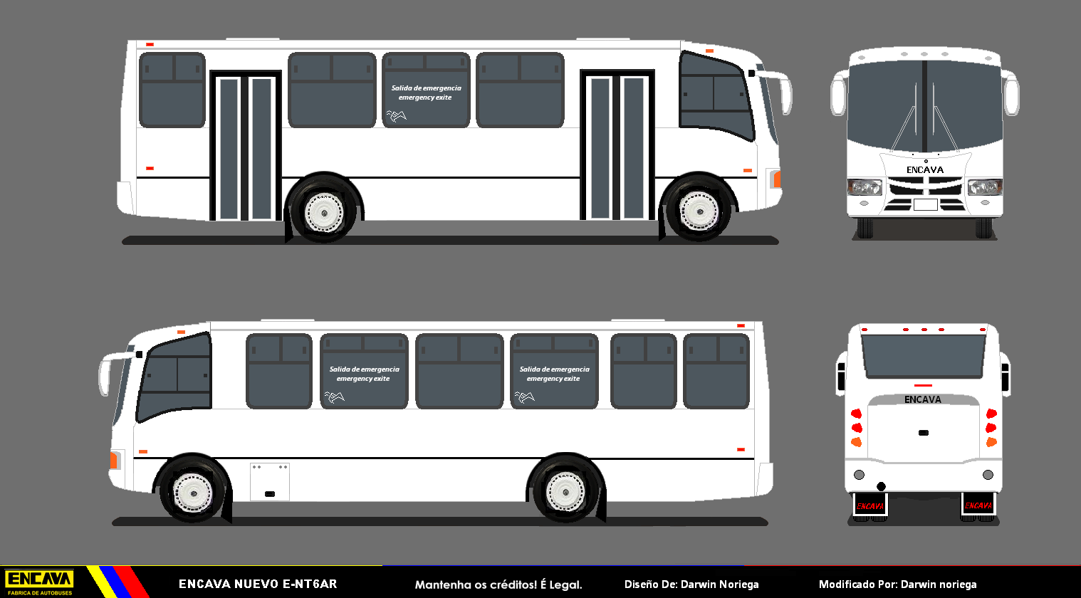 Diseños Autobuses VNZLA: encava special