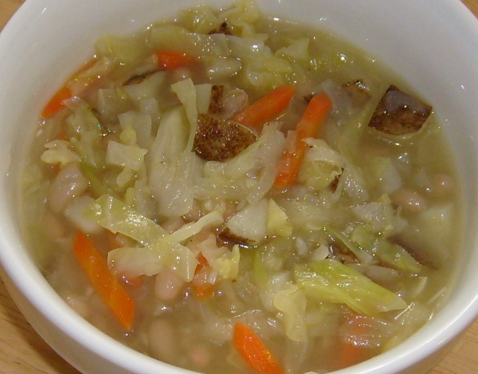 Happier Than A Pig In Mud: Rustic Cabbage Soup!
