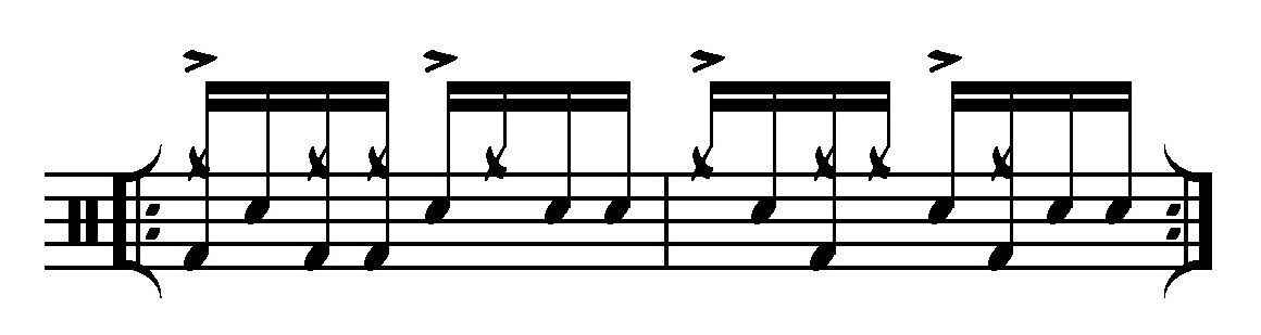 Basic paradiddle funk – PDXdrummer