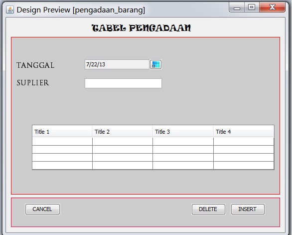 Kumpulan Materi: Pemograman Visual Java Netbeans Kumpulan Materi: Pemograman Visual Java Netbeans