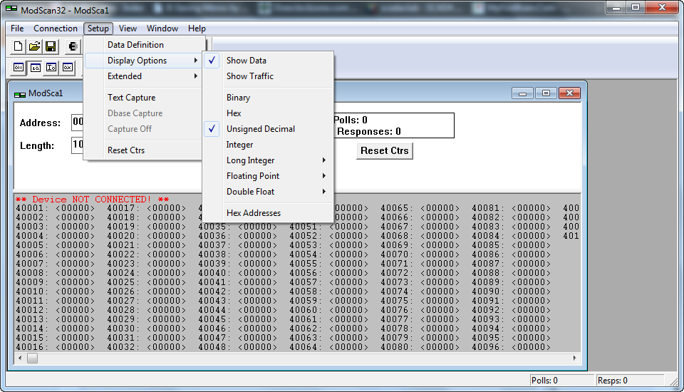 ModScan MODBUS PROTOCOL ~ รับทำโปรเจค ทำ Hardware เขียนโปรแกรม ...