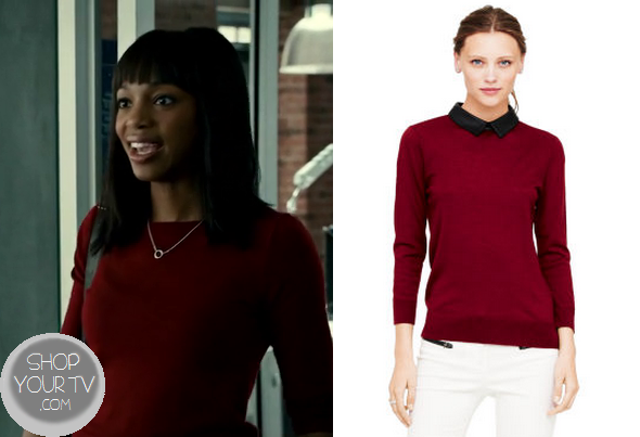 Rookie Blue: Season 4 Episode 12 Traci's Burgundy Sweater | Shop Your TV