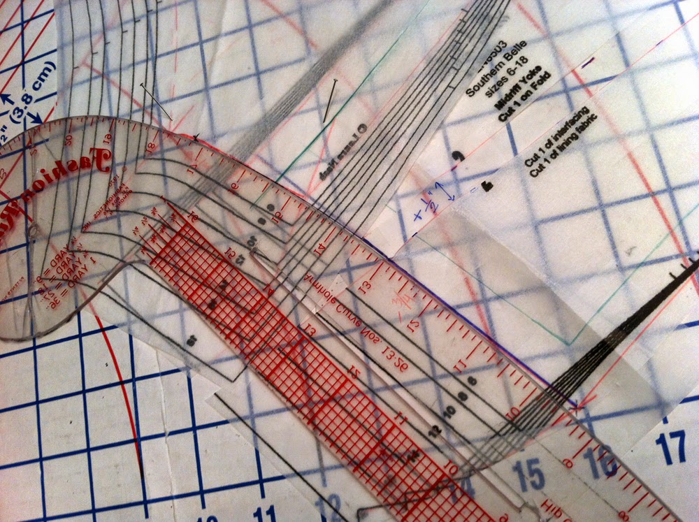 Sew Chic Pattern Company: Pattern Resizing Part 2 - Large to Small