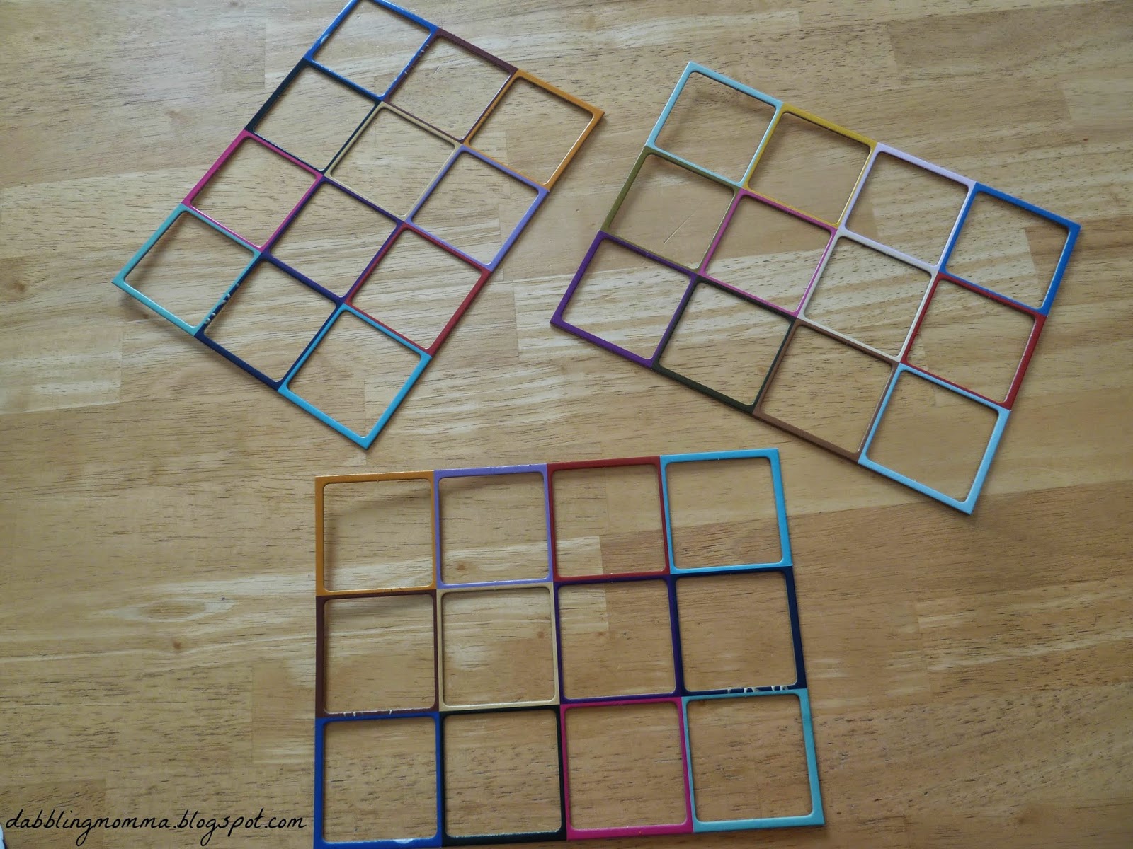 Dabblingmomma: Math Frame Learning