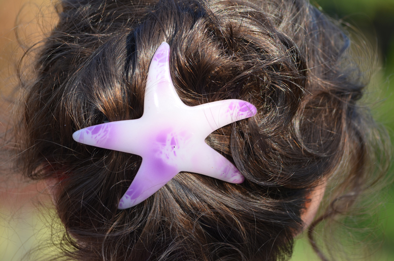 Giuliana Fashion: 40. Agrafa de par Stea de Mare ~ agrafe de par ...