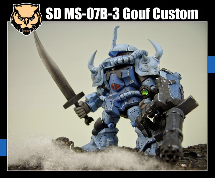 Gundam Family: SD MS-07B-3 "Gouf Custom" Custom Build