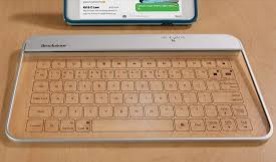 Transparent glass keyboard wireless-upcoming future keyboard - Tech-Fiction