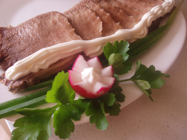 Sviesto lydimai: Virtas jautienos liežuvis