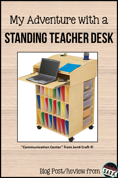 Adventures with a Standing Teacher Desk | SECONDARY SARA