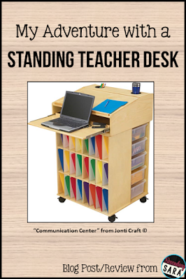 Adventures with a Standing Teacher Desk | SECONDARY SARA