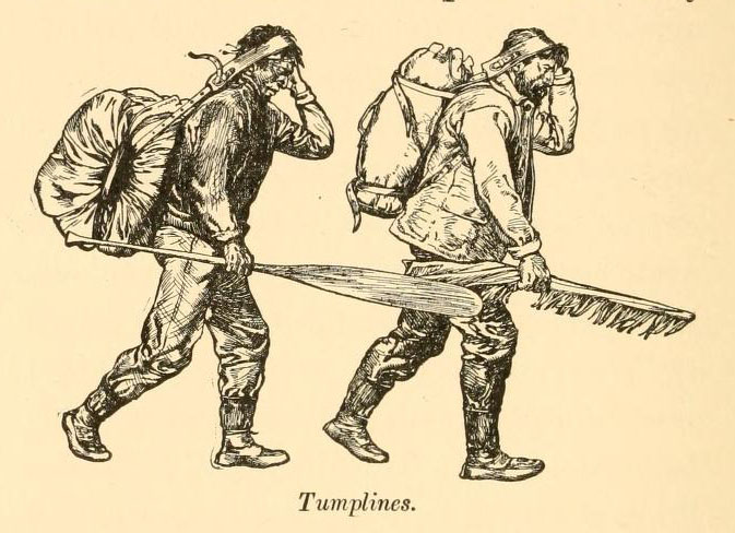 Paddle Making (and other canoe stuff): Pack Cloth & Tumpline - Part 1