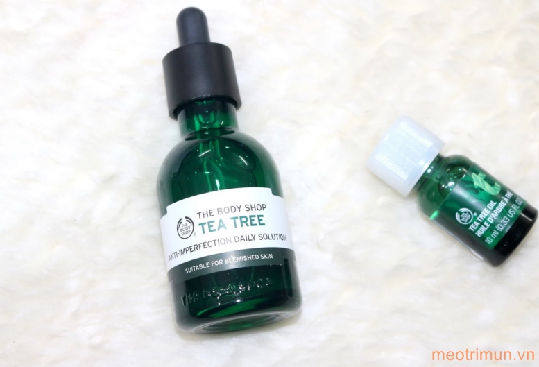 The Body Shop Tea Tree Oil Review - Mẹo trị mụn