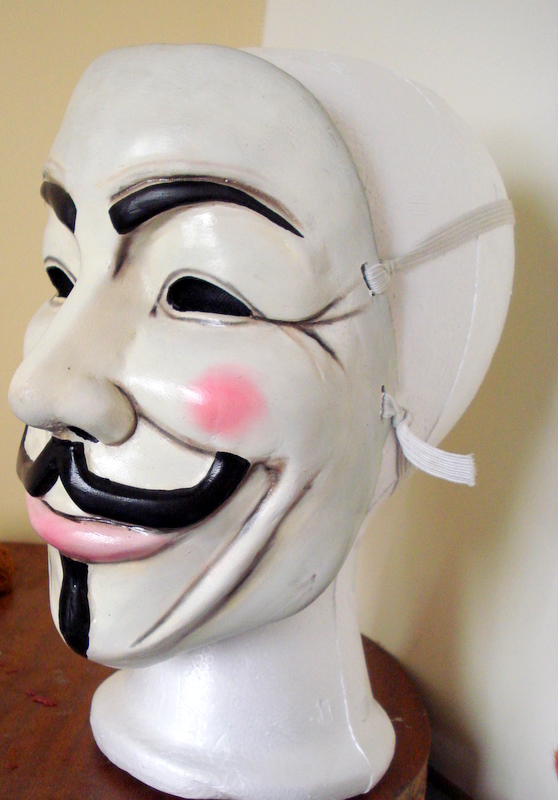 Juliana Velez Art: mask v for vendetta