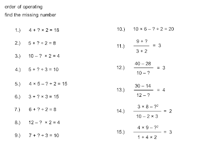MEDIAN Don Steward mathematics teaching: order of operating