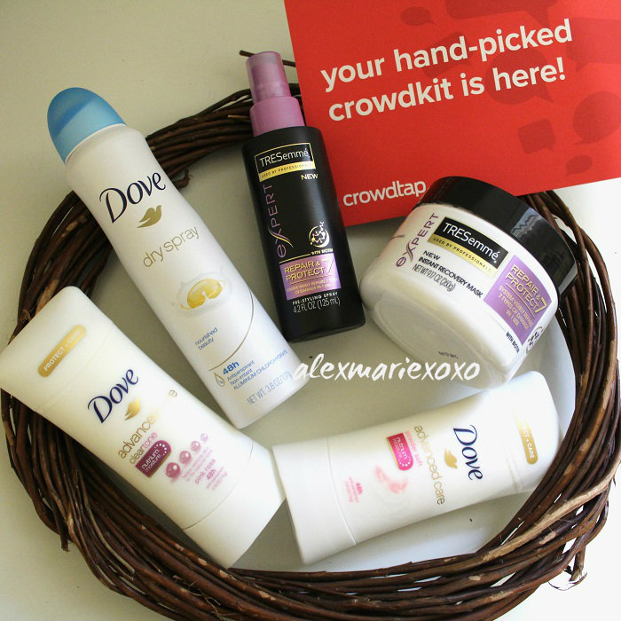 From Alex with Love...: Tresemme & Dove Samples from Crowdtap x Unilever