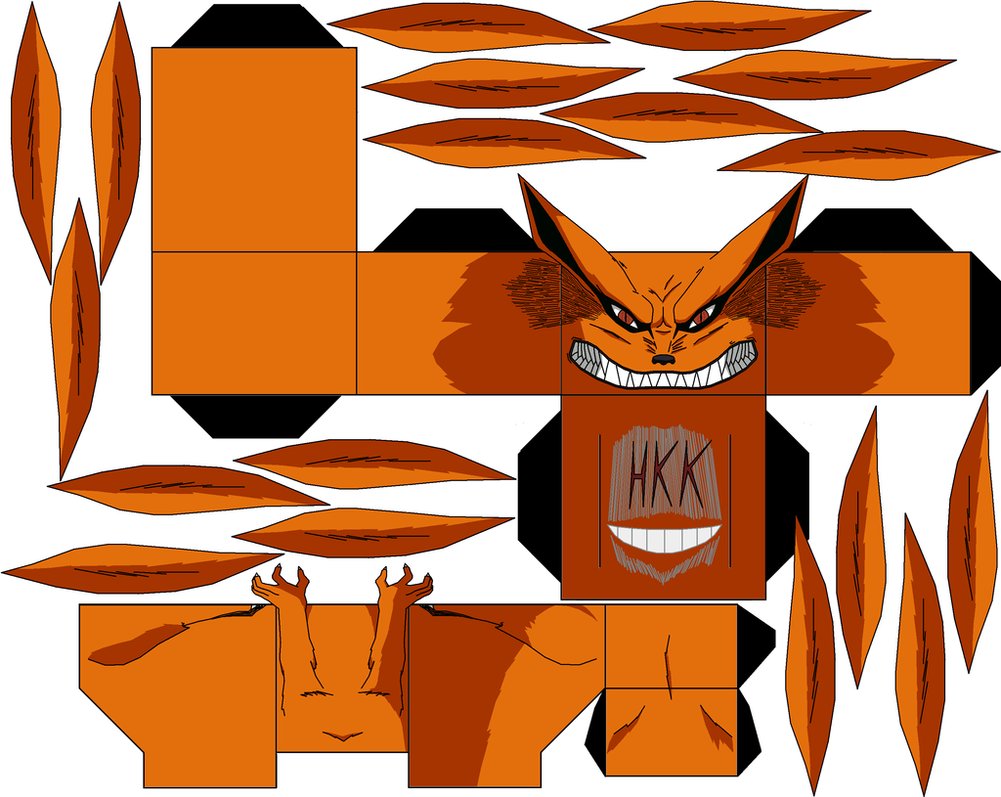 Kurama - CASA DO PAPERCRAFT