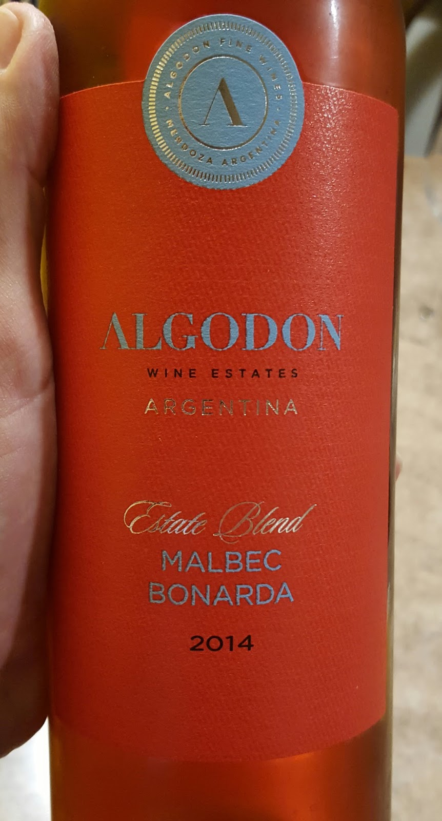Libritos y Vinitos: Algodón Malbec/Bonarda 2014 de Algodón Wines