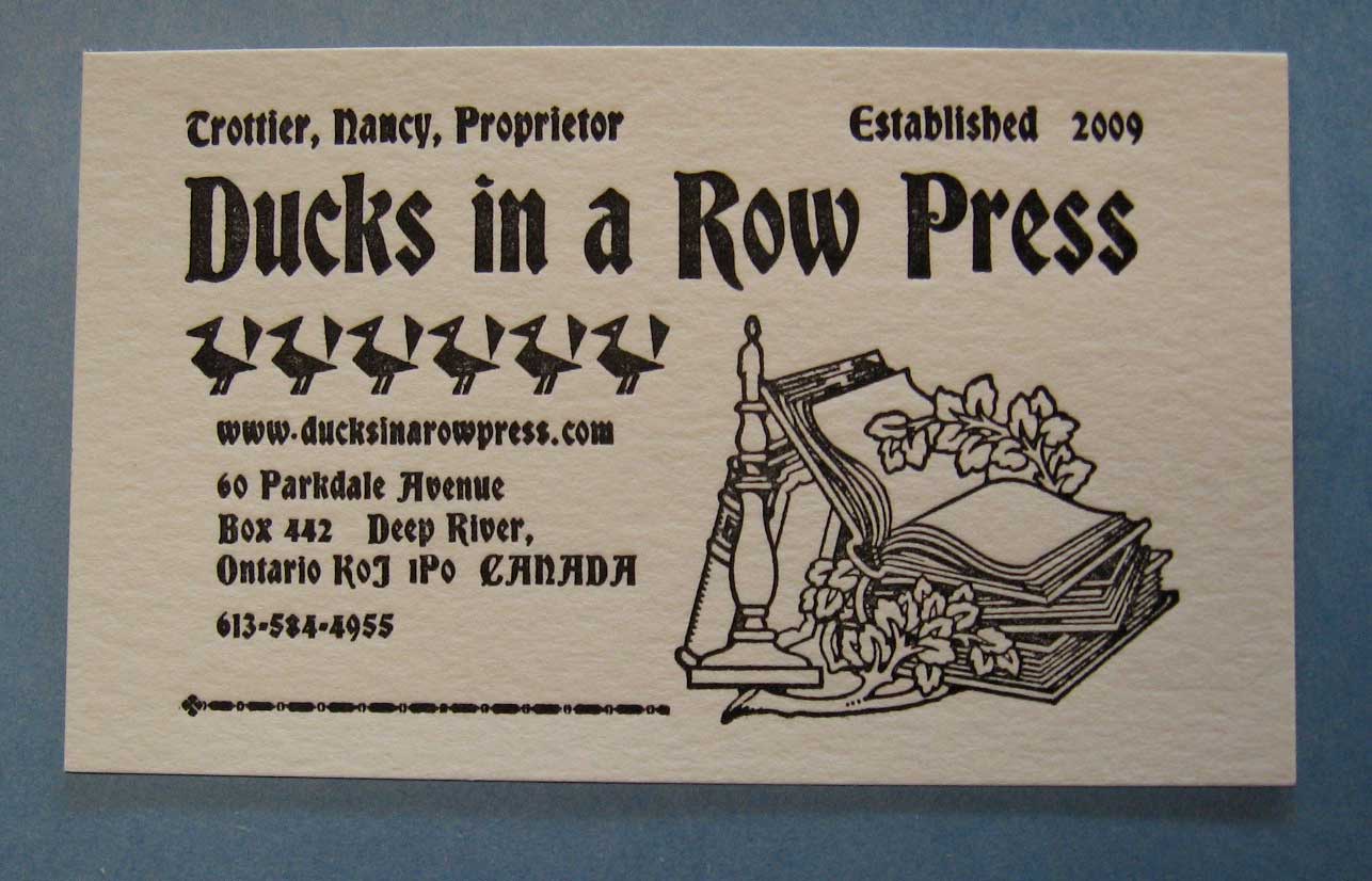 Trottier Calligraphy Studio & Ducks In A Row Press Blog: Ned is up and ...
