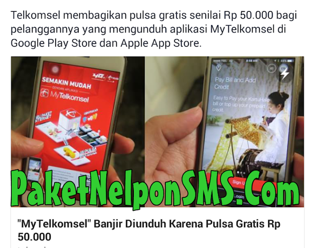 Mau Pulsa Gratis ??? Tuh Download Aplikasi MyTelkomsel Bisa Dapat Pulsa ...