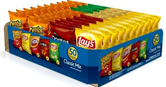 50 Bags of 1oz Frito-Lay Classic Mix Variety Chips $11.94 (Reg $24.48 ...