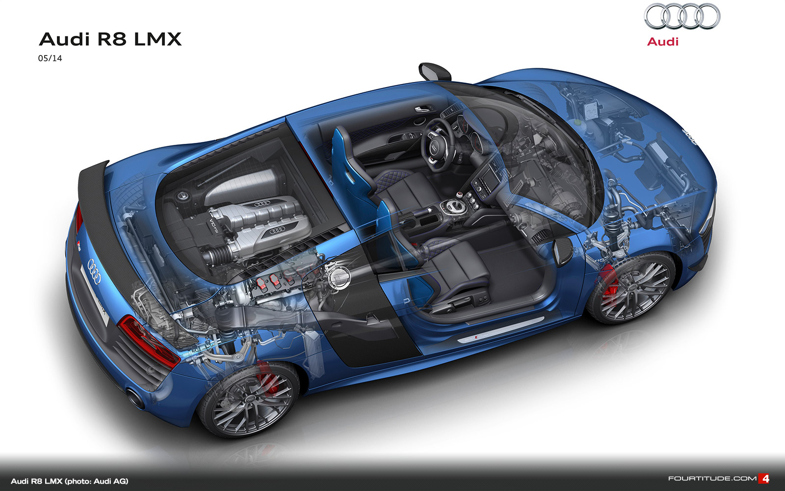 World Automobile Models: LATEST AUDI EXPOSE R8 LMX LASER HEADLIGHTS ...