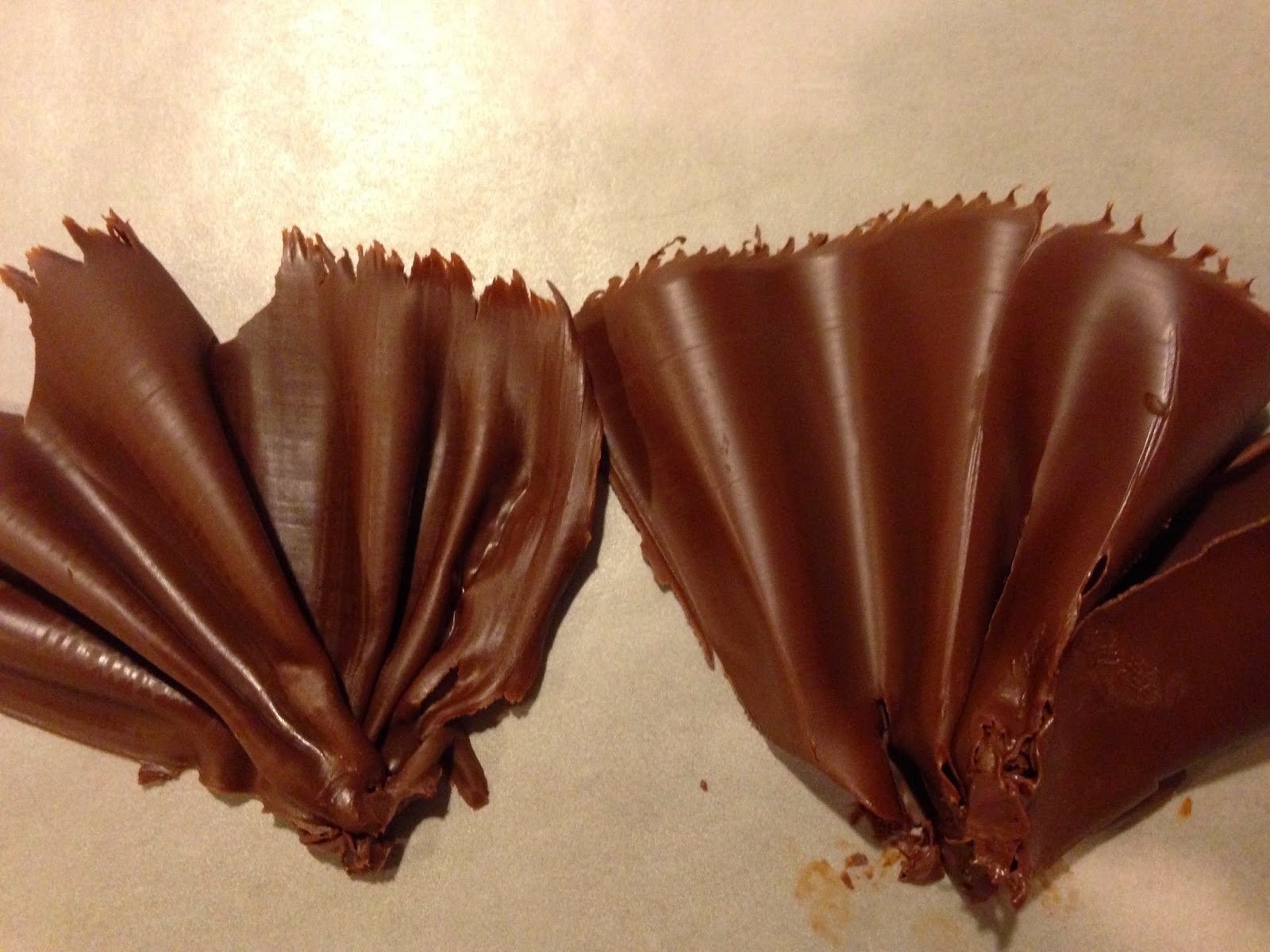 Jill Takes The Cake: Ruffled Chocolate Fans
