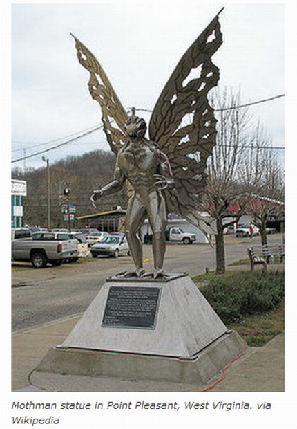 Mothman fue vista por testigos diferentes en Chicago entre el 15 de ...