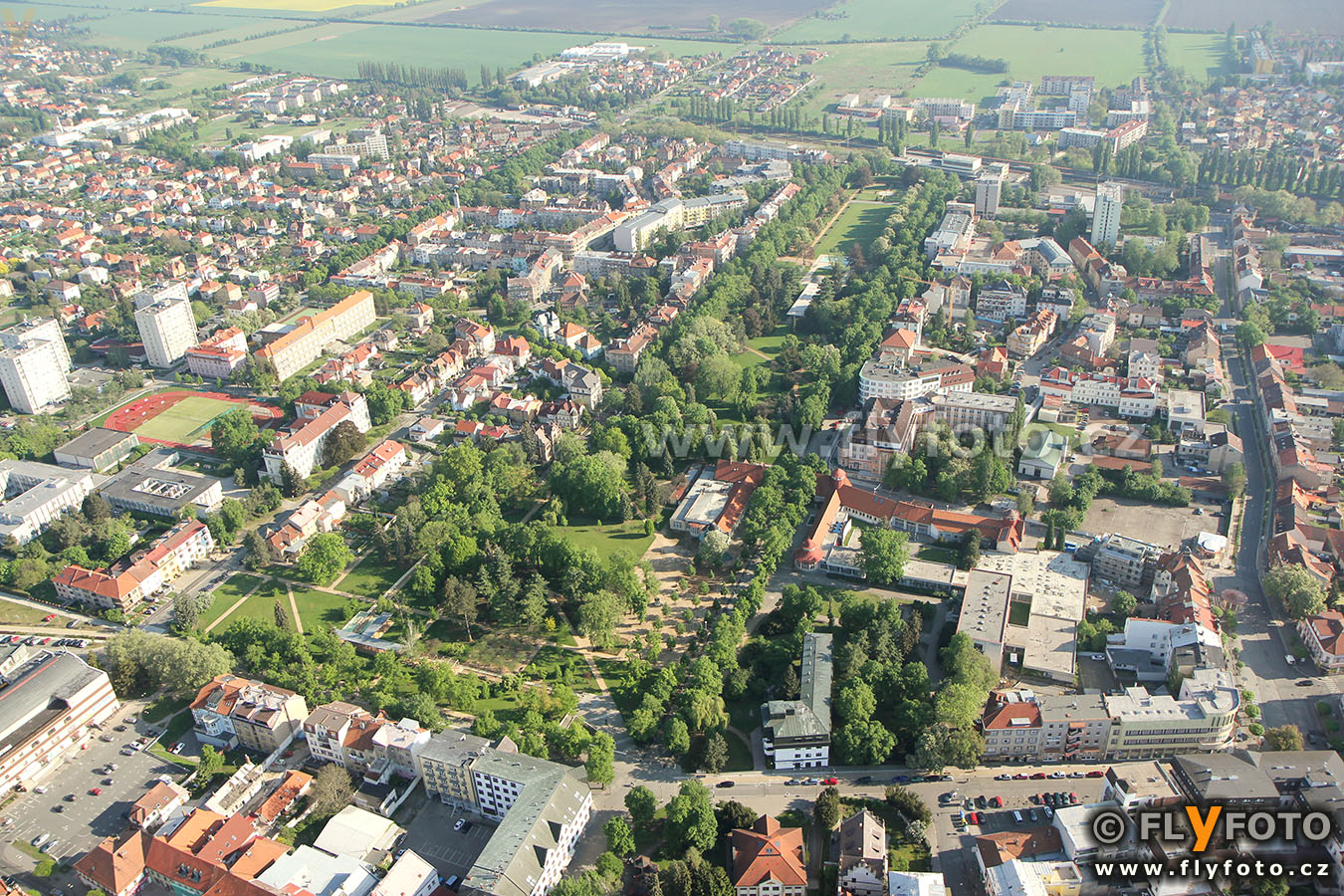 FLyFOTO letecká fotografie a video: Poděbrady