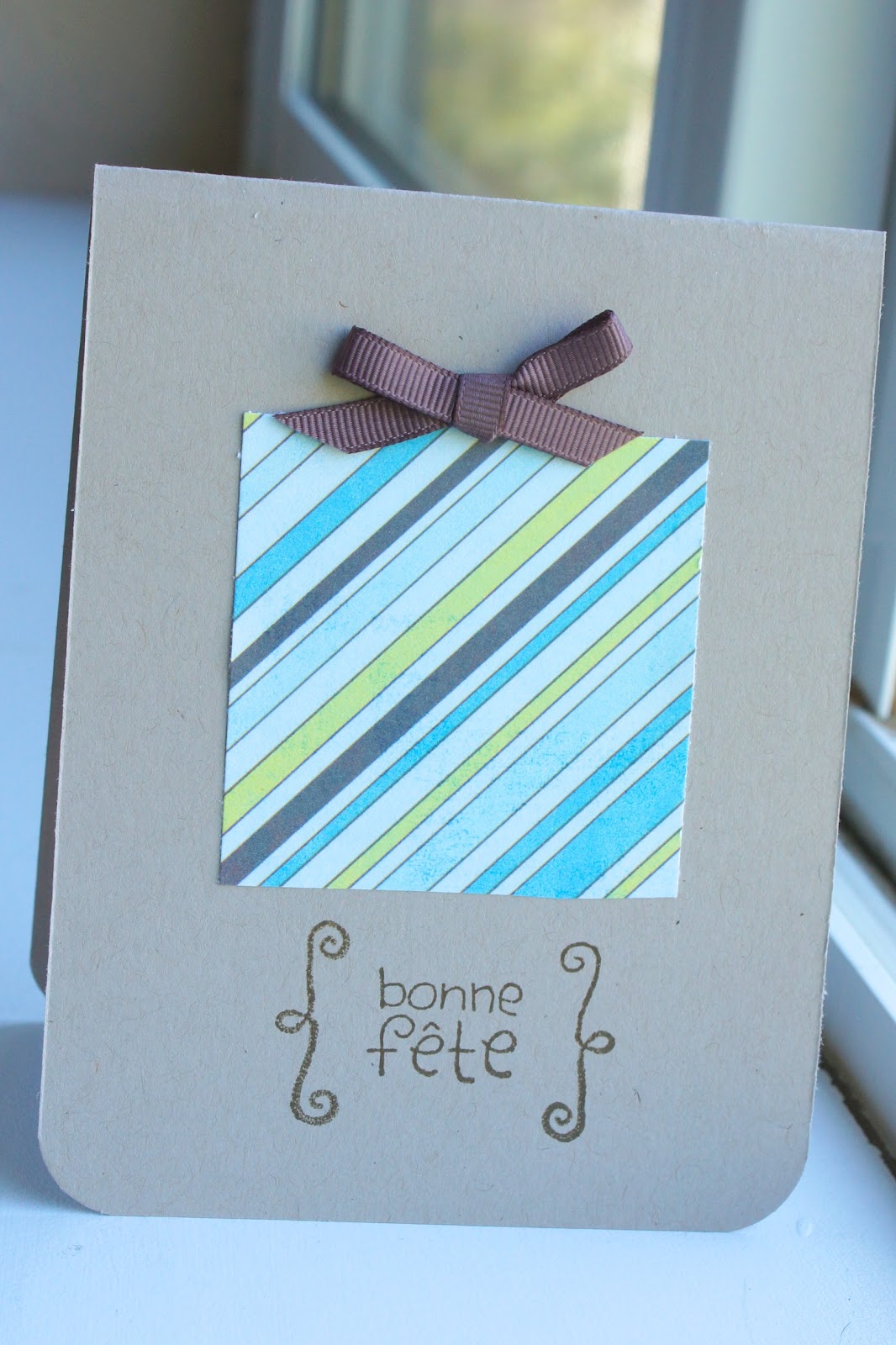 Life in my craft room: Simple BD card