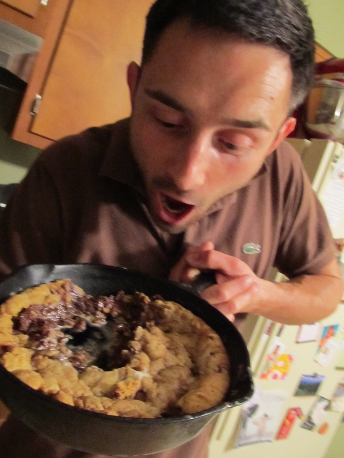 Nestful of love: Chocolate Chunk Cookie...cast iron skillet style