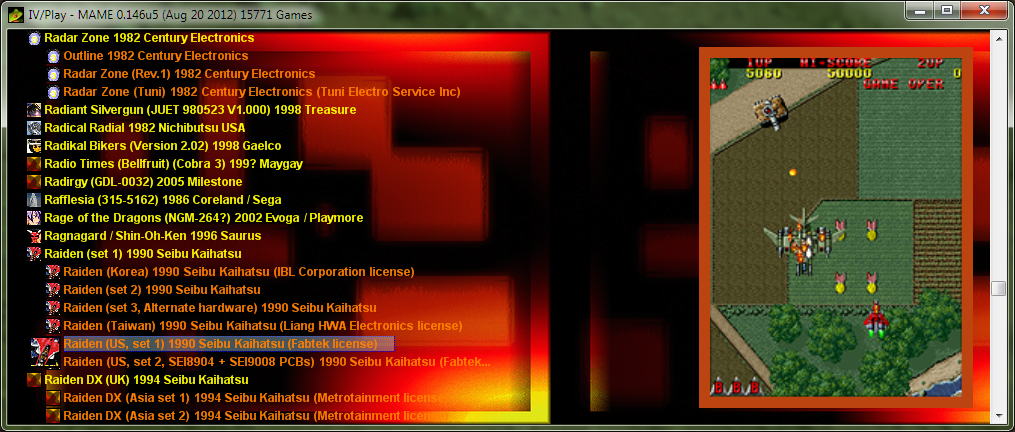 MameUI v0.146u5 - EmuCR