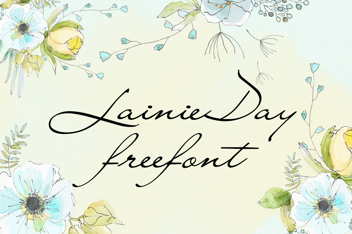 DLOLLEYS HELP: Lainie Day Free Font