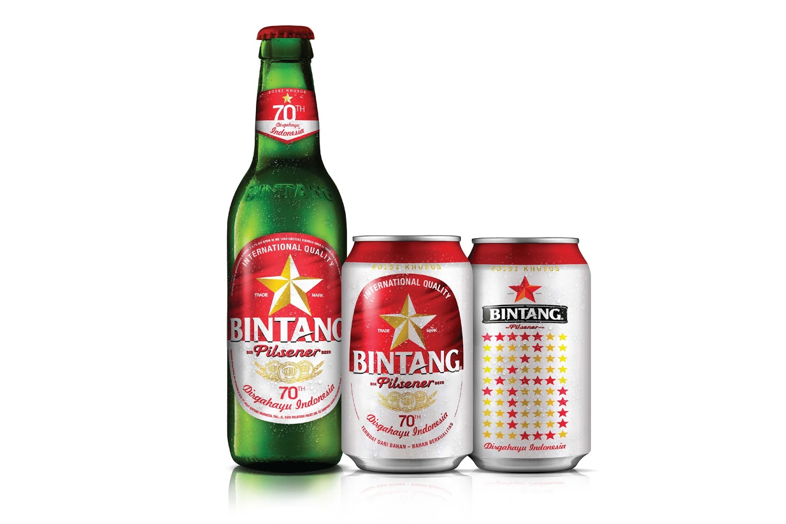 Bintang Beer 70th Dirgahayu Indonesia on Packaging of the World ...