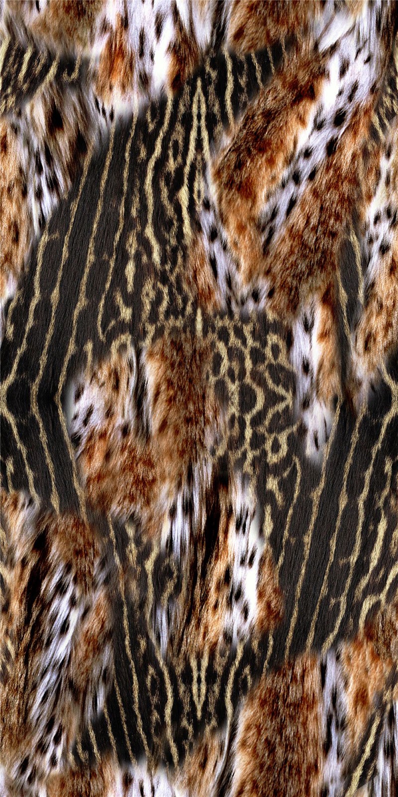 DİGİTAL PRİNT ANİMAL SKİN COLLAGE | Joy Design Studio