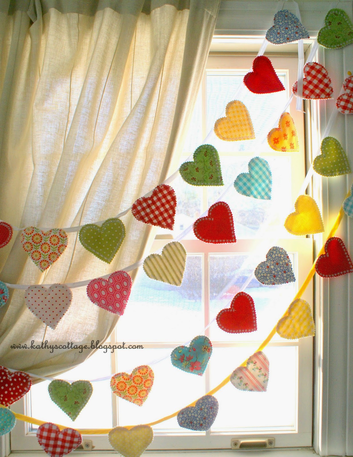 Kathys Cottage: Heart Banner Tutorial