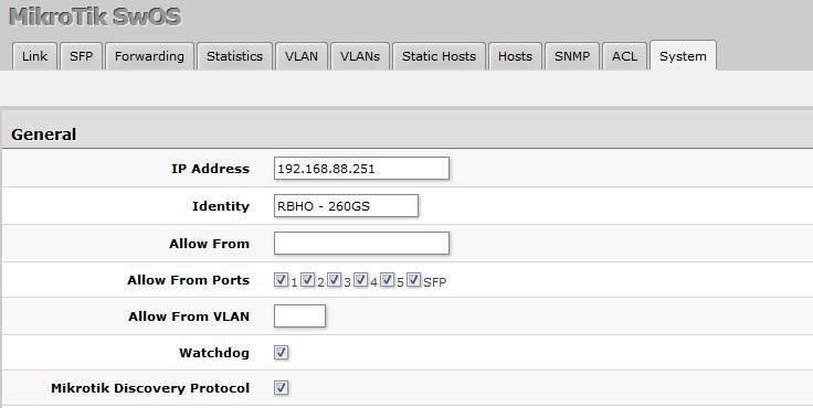 Konfigurasi VLAN SwOS RB260GS - Blog Irfan