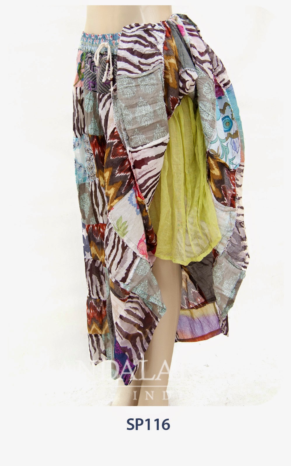 Saia Patchwork Mandala Rara Moda indiana - R$ 85,00