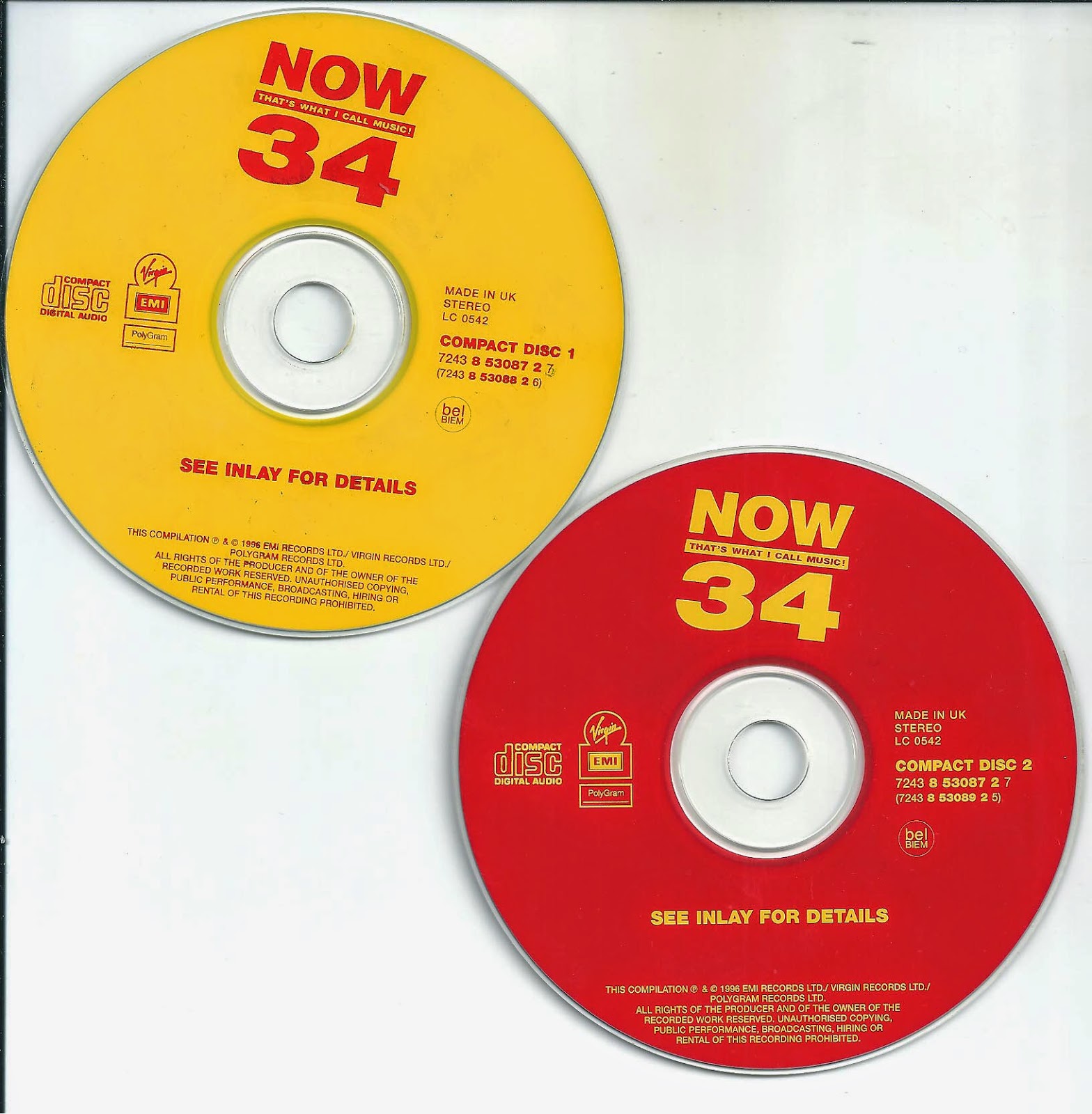 MEDUSABOY: Various Artists - Now 34 That's what I call music! ( 2 cd U.K.)