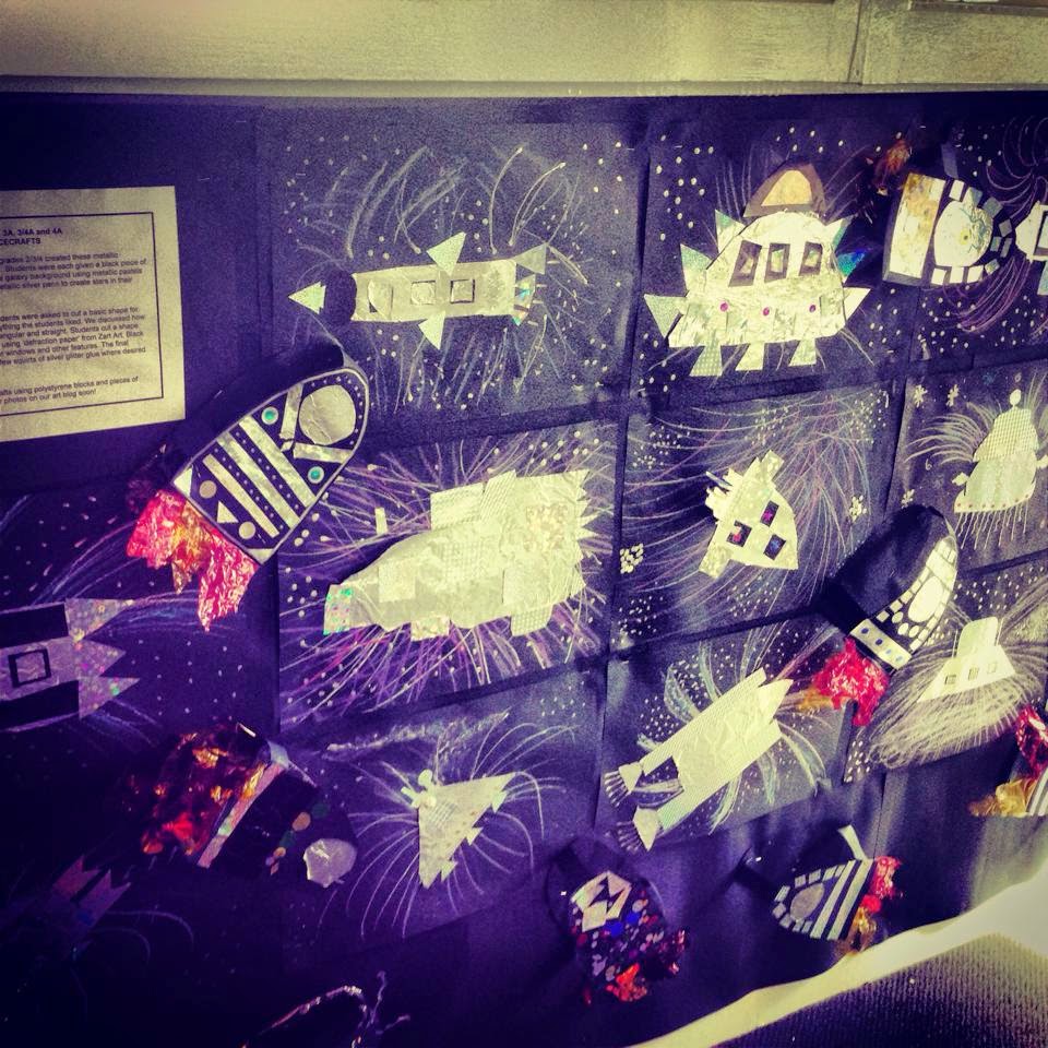 Visual Arts: Outer Space Display