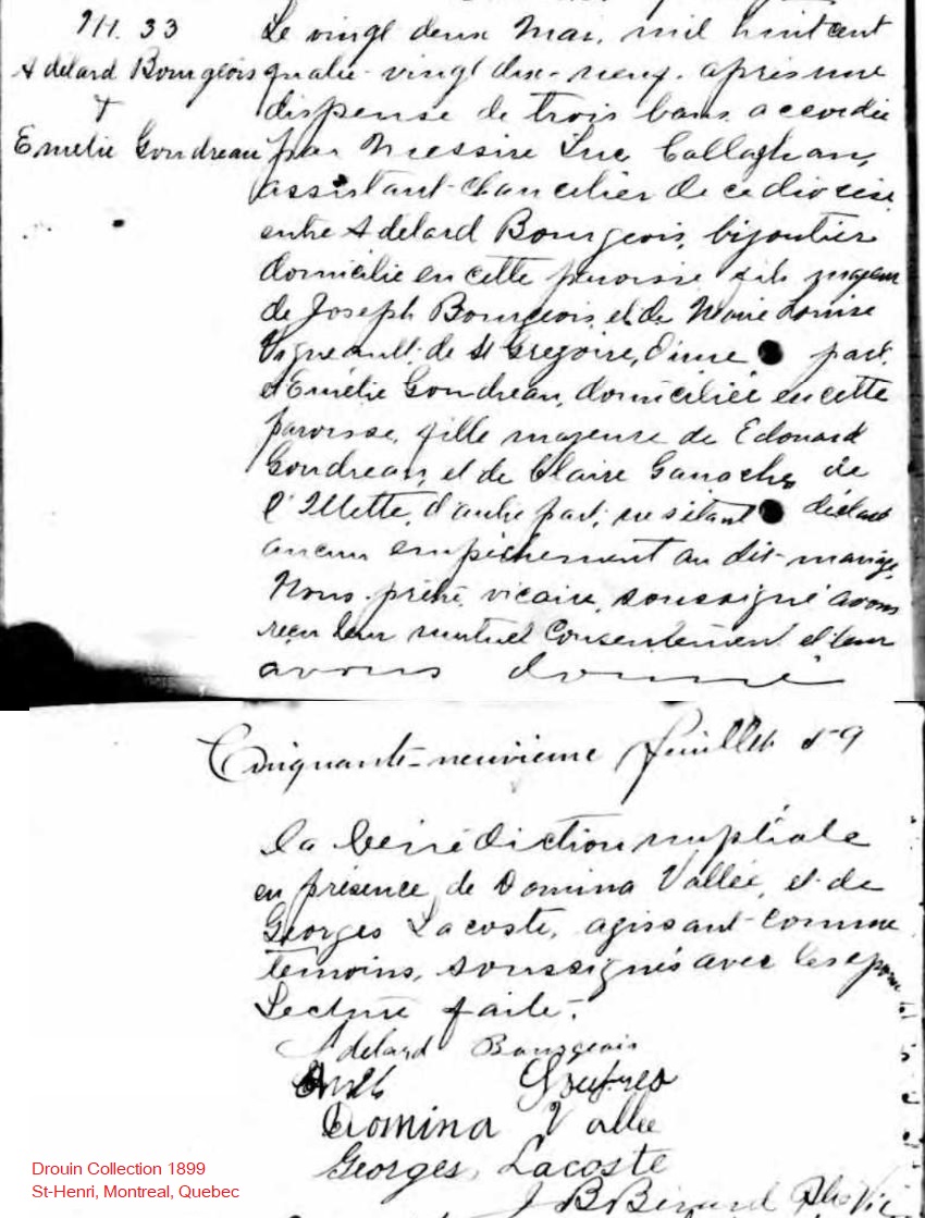 Family Tree Story: The Children of Jean Edward Goodreau