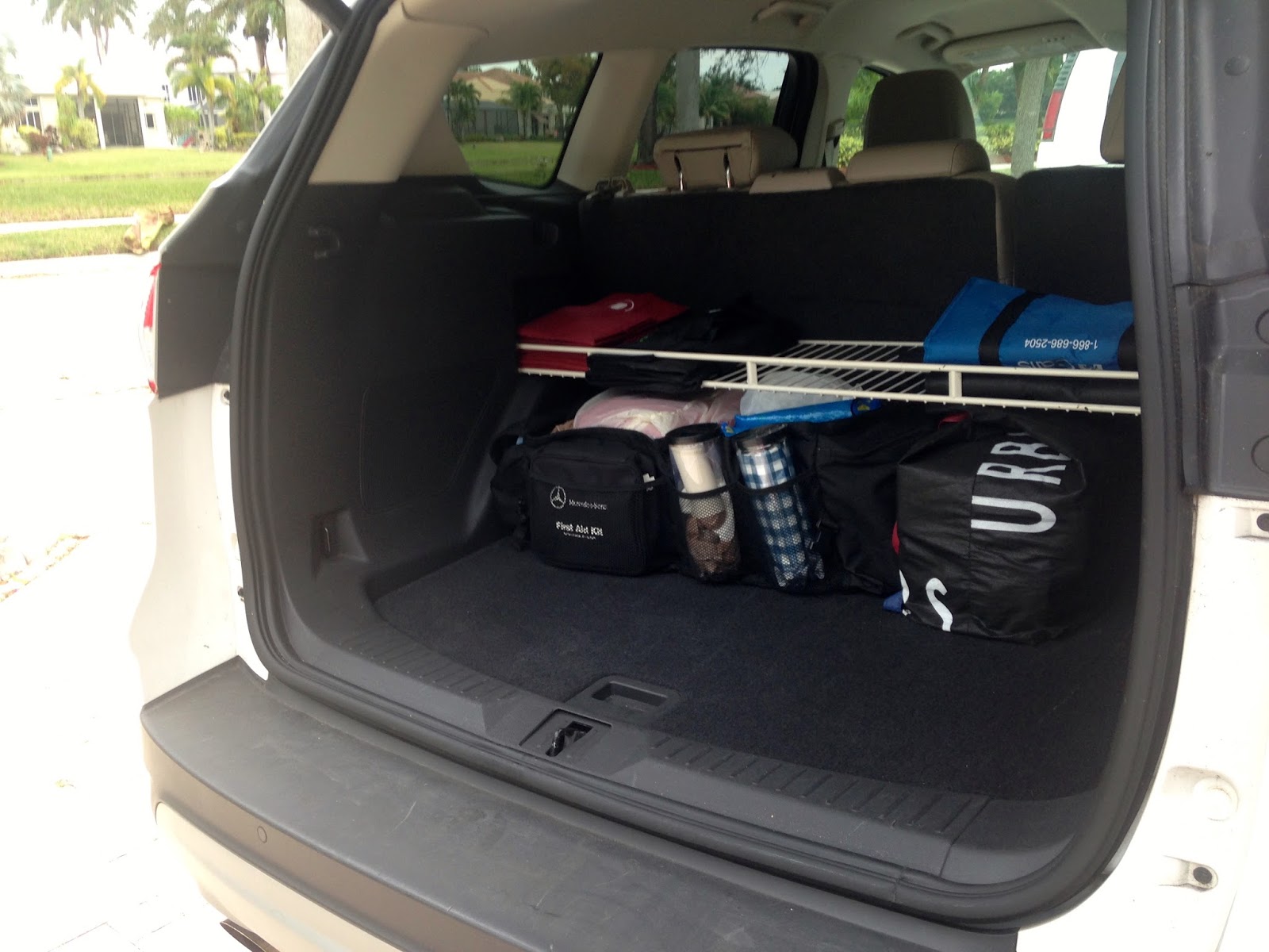 MAY DAYS: Organize The Car Trunk With A Shelf