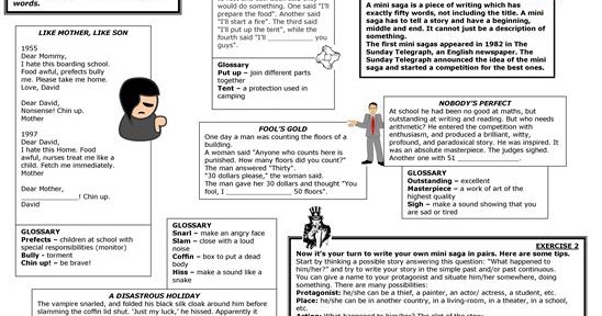 EOI INGLES, Mónica Otero García: 1 B2 Homework: write a mini saga